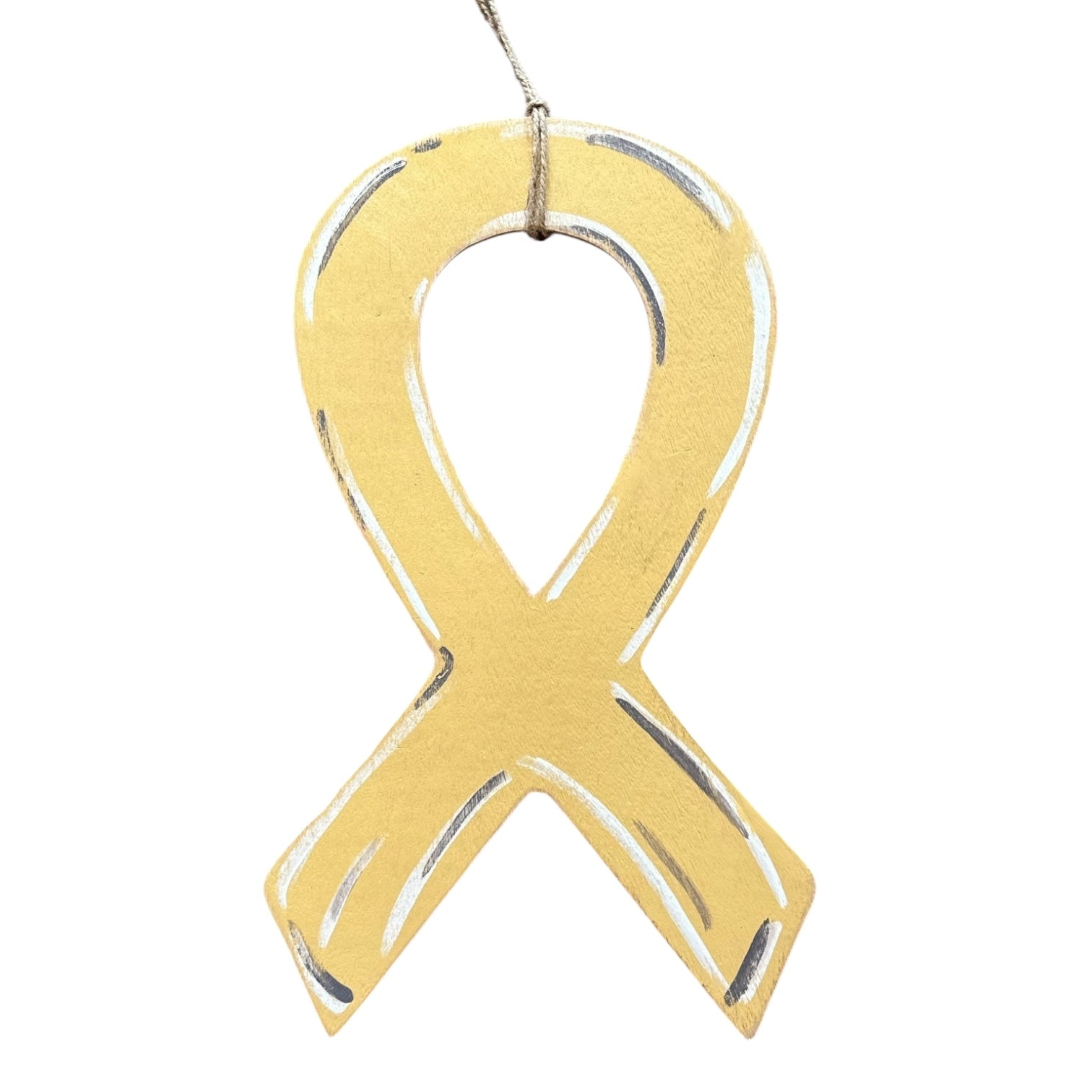 September Workshop: Double Sided Awareness Ribbon Door Hanger